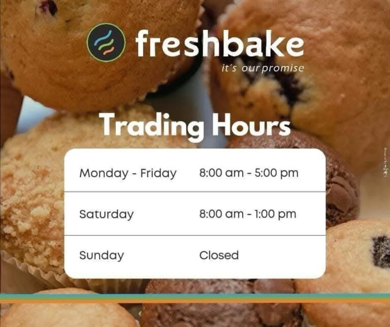 Contact Us – Fresh Bake